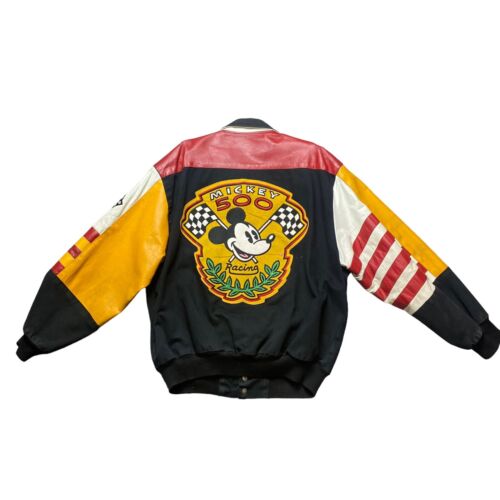 Vintage Mickey 500 Racing Disney Leather Jeff Hamilton Vintage Mickey 500 Racing Disney Leather Jeff Hamilton