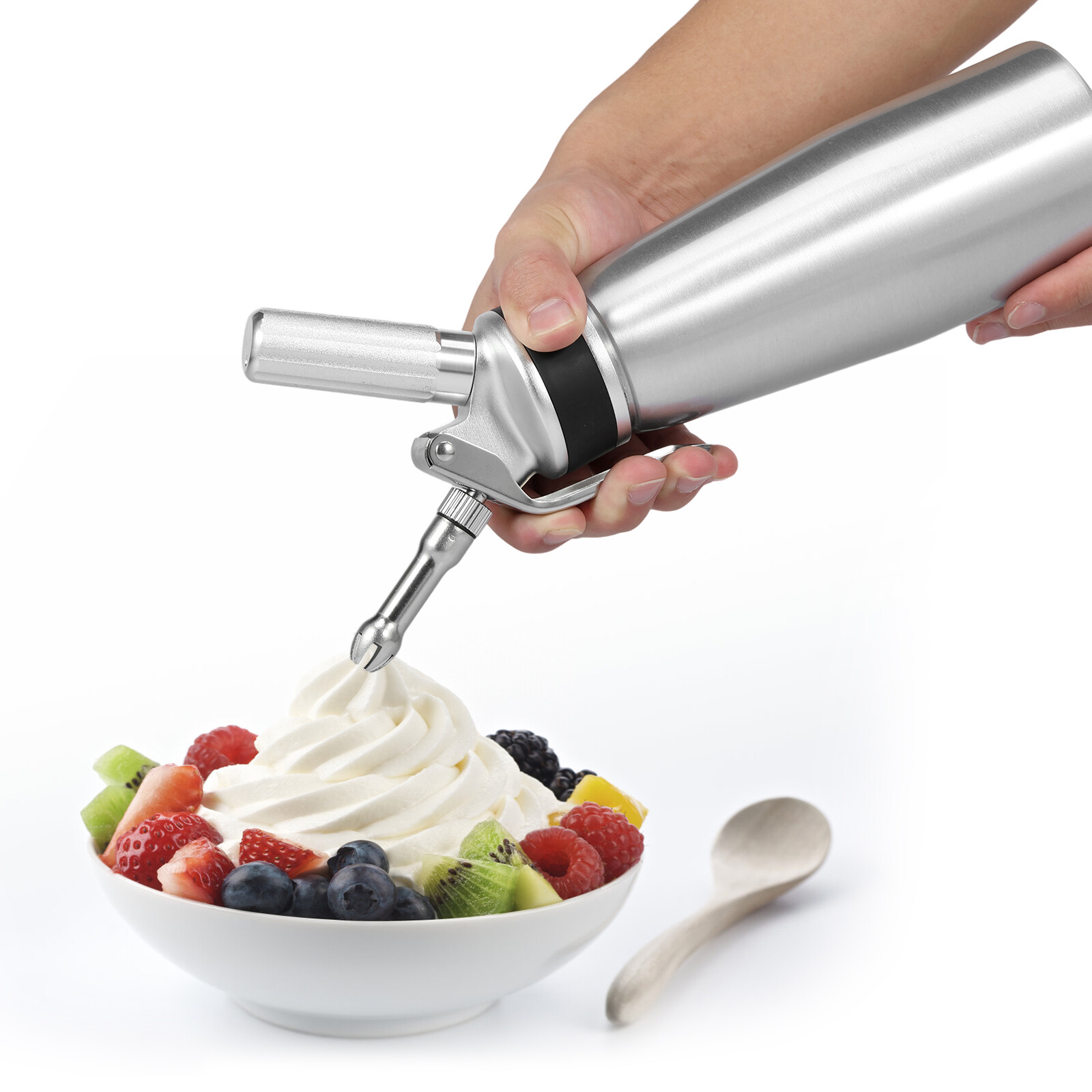 Whipped Cream Dispenser Aluminium Whipped Cream Maker with 3 Stainless🌈 ...