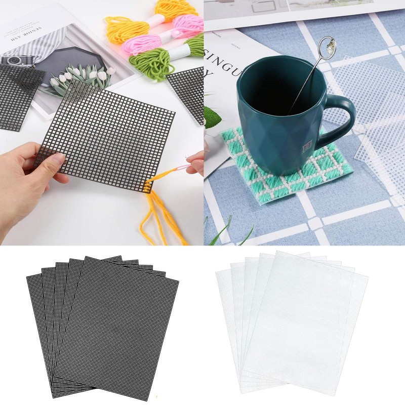 Diy Mesh | 5pcs Clear Plastic Canvas Embroidery Grid Sheets Cross Stitch