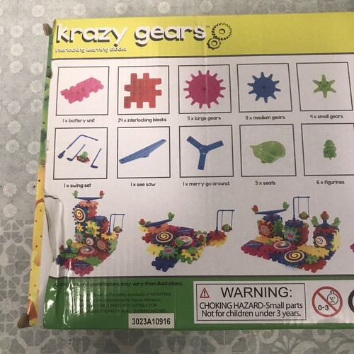 Krazy Gears Interlocking Learning Blocks Playground Edition 81 Pieces ...