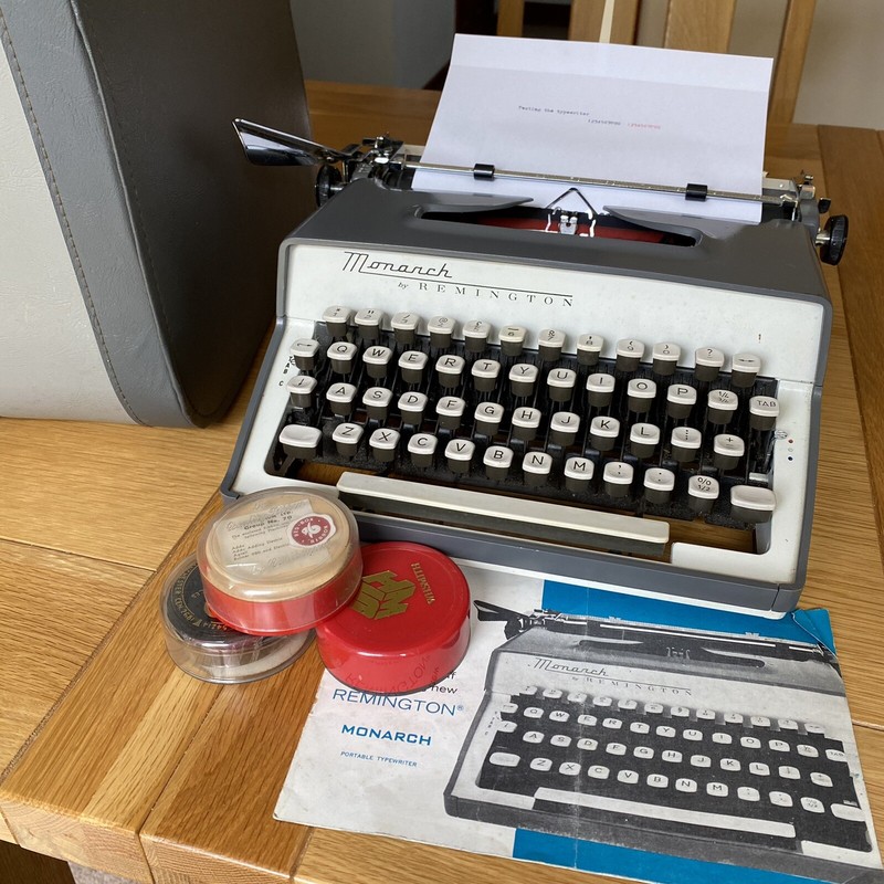 1965 Remington Monarch on the Typewriter Database