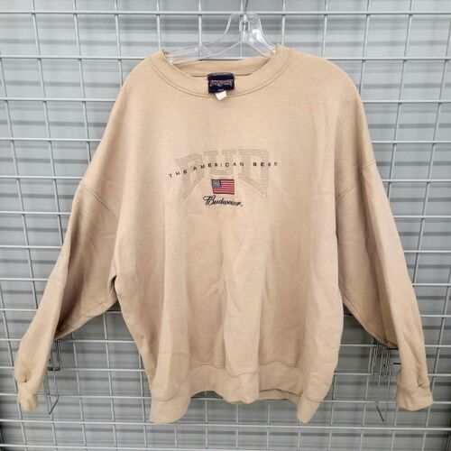 VTG Jansport Budweiser Arch Spellout Crewneck Sweatshirt VTG Jansport Budweiser Arch Spellout Crewneck Sweatshirt