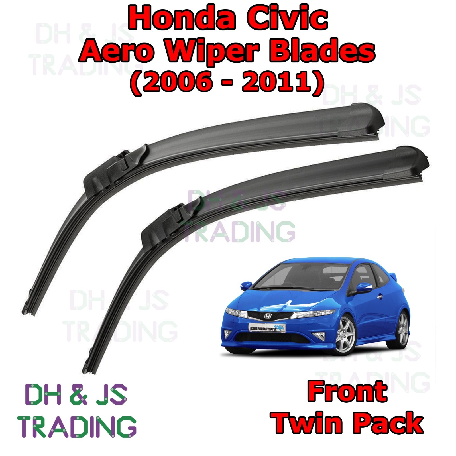 2013 honda civic wiper blade size store