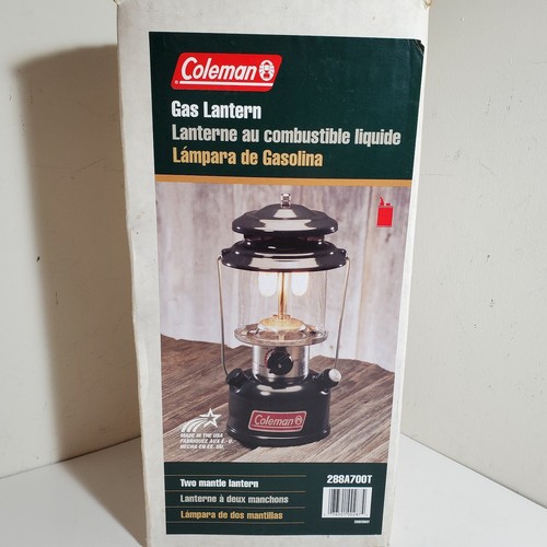Coleman 288A700T Double Mantle Gas Lantern W/Box & 2 MantlesのeBay公認海外通販｜セカイモン