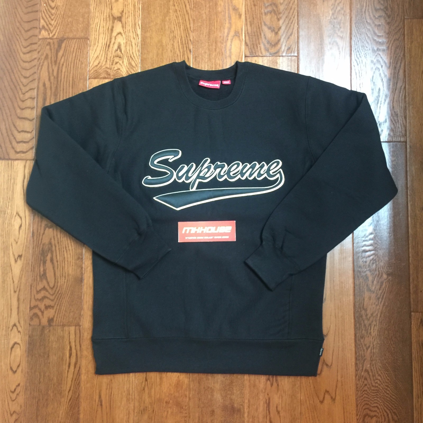 New Supreme Brush Script Crewneck Sweatshirt Sweater Top New Supreme Brush Script Crewneck Sweatshirt Sweater Top