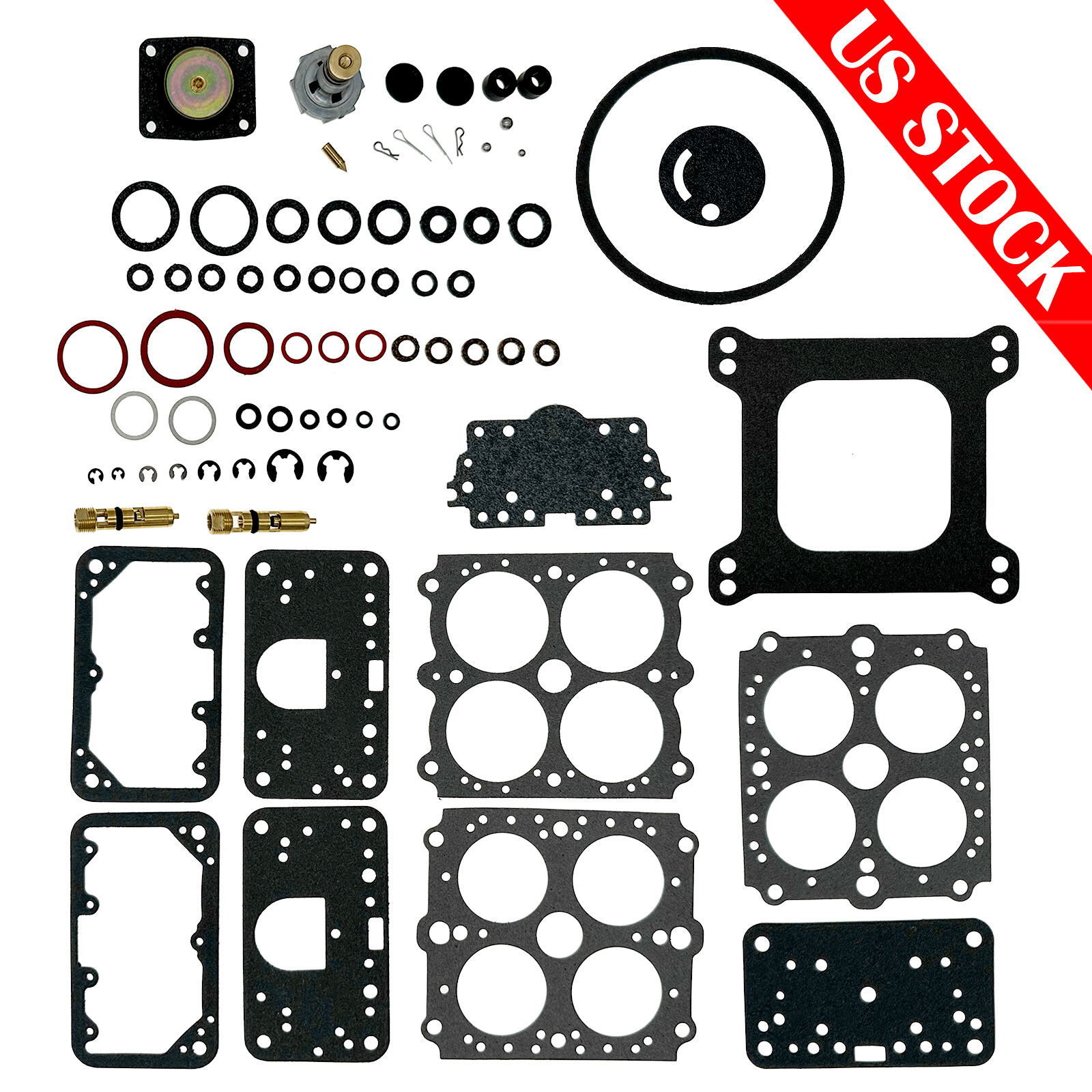 For Holley Street Avenger Carburetor Rebuild Kit Renew 80570 80670 ...