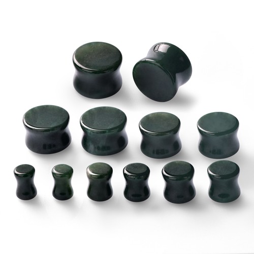 Natural Stone Ear Plugs Ear Gauges Double Flares Flesh Tunnels Saddle ...