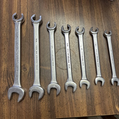 Proto 7pc Flare Nut Wrench Set Used For Sale In Veedersburg Indiana