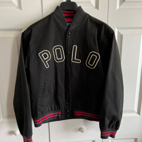 Vintage Polo Sport Ralph Lauren Varsity Bomber Jacket Tiger Vintage Polo Sport Ralph Lauren Varsity Bomber Jacket Tiger