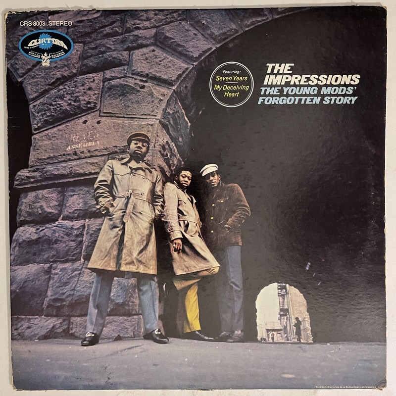 THE IMPRESSIONS Young Mods Forgotten Story CURTOM Funk Soul R&B LP HEAR ...