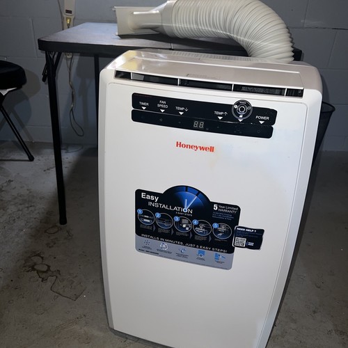 Honeywell MN12CESWW Portable Air Conditioner 12 000 BTU W Dehumidifier Fan eBay