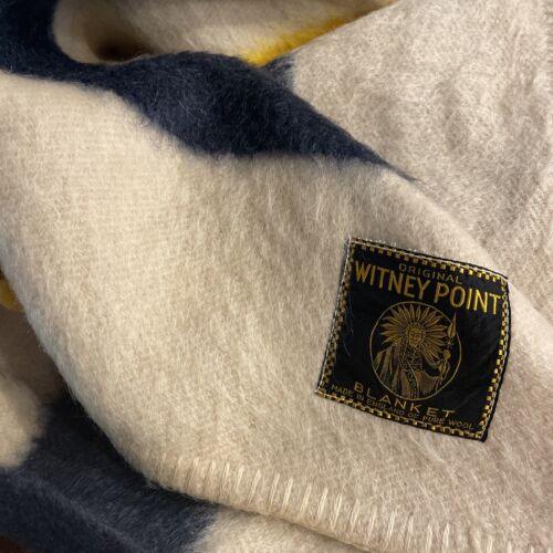 Vintage “ Original “ Witney Point Wool Striped 100% Wool Vintage “ Original “ Witney Point Wool Striped 100% Wool
