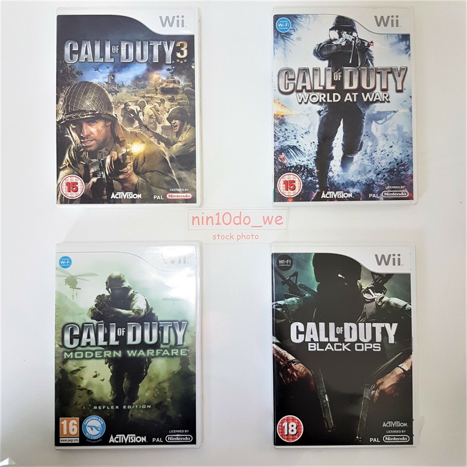 Nintendo Wii Call of Duty (cod) Game series - Multi-Listing | eBay