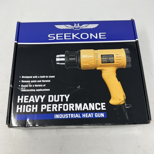 Seekone Heat Gun 1800w Heavy Duty Hot Air Gun Kit | Heatguns