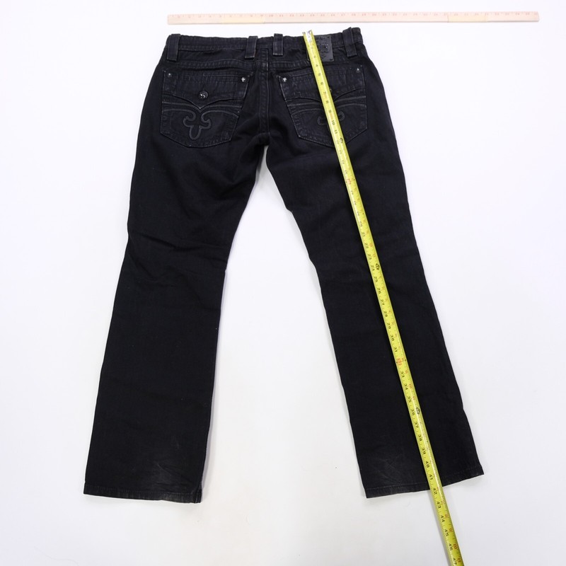 Rare ROCK REVIVAL John Cross Pocket Straight Leg Denim Jeans Rare ROCK REVIVAL John Cross Pocket Straight Leg Denim Jeans
