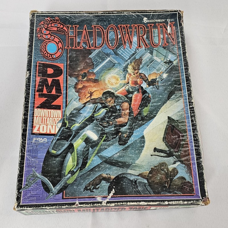 Shadowrun: DMZ Downtown Militarized Zone (1990) Board Game – Board Game ...