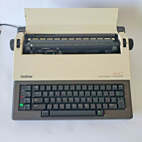 Brother typewriter photos of Brother AX-10 by year then serial number ...