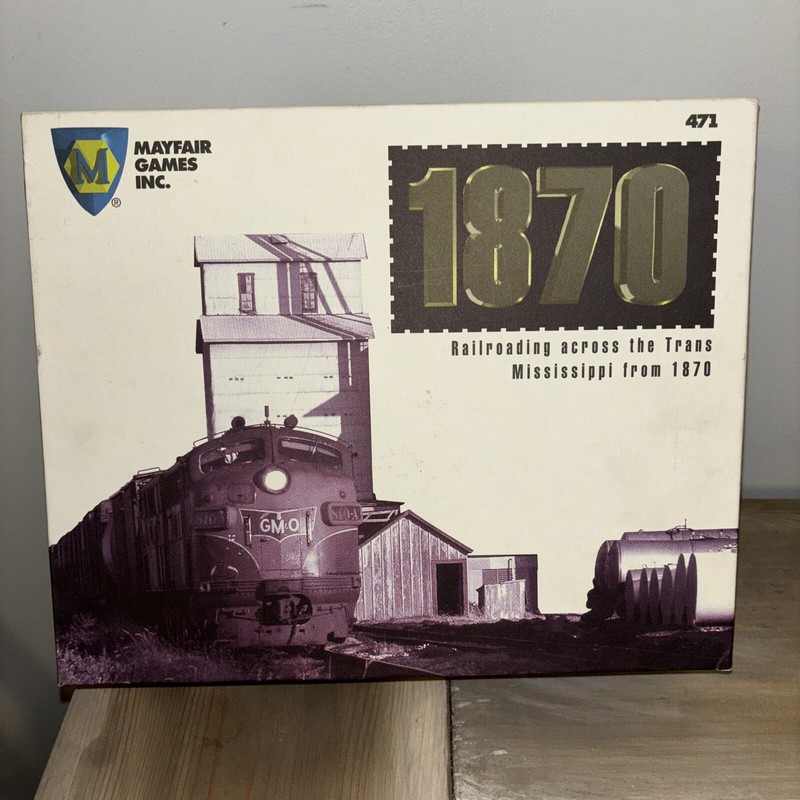 1870: Railroading Across the Trans Mississippi from 1870 (1992) Board ...