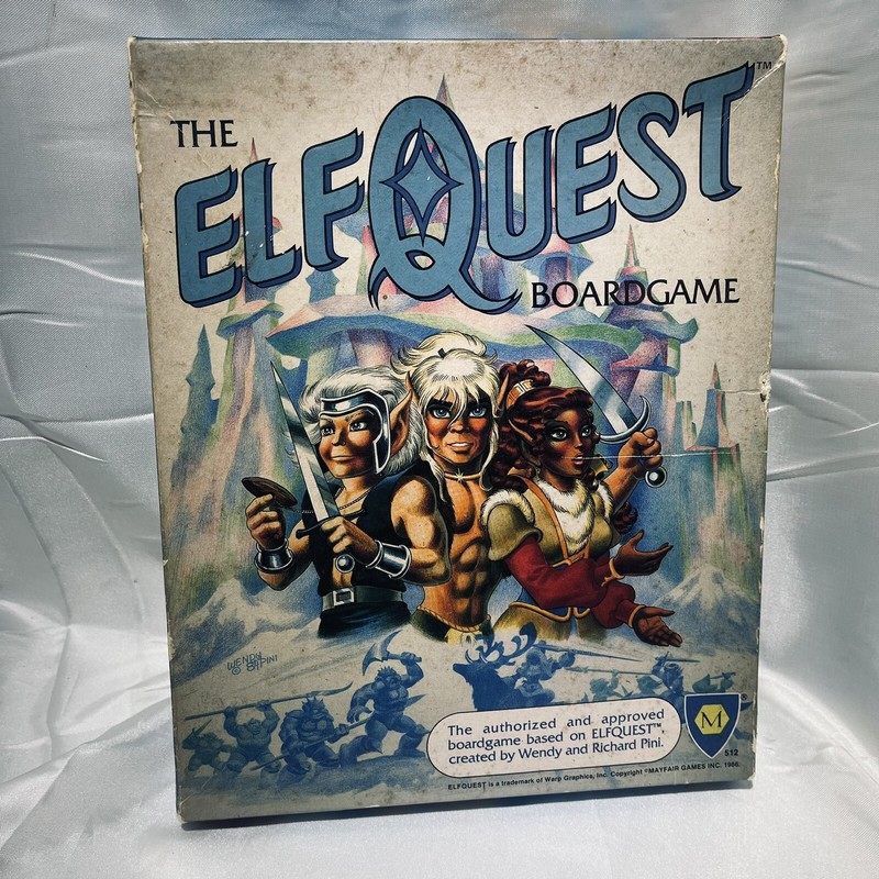 The ElfQuest Boardgame (1986) Board Game – Board Game Guys