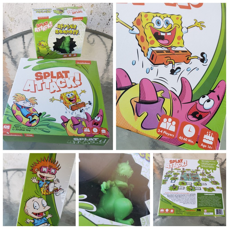 Nickelodeon Splat Attack! (2018) Board Game – Board Game Guys