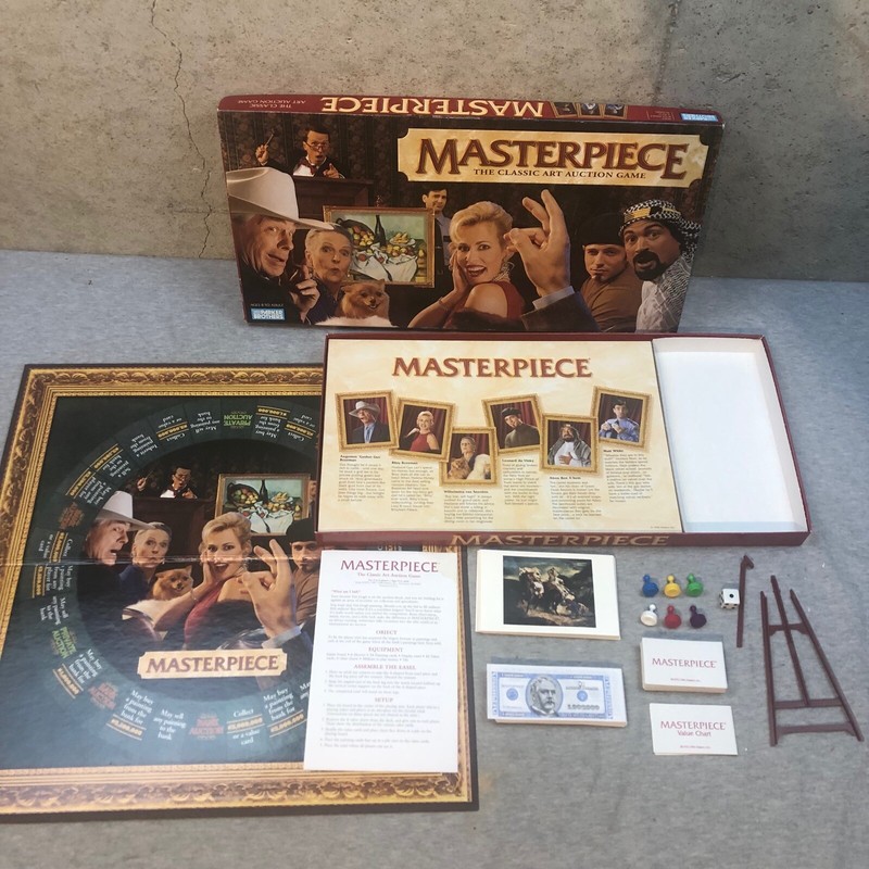 1996 Complete | Parker Brothers Masterpiece Board Game