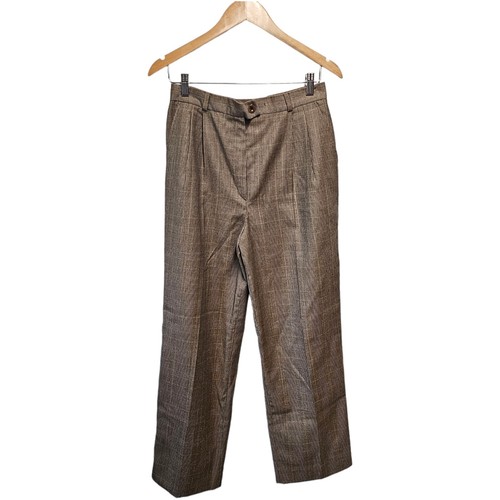 Bernard Zins Paris Wool Silk Plaid Pleated Trouser Pants Bernard Zins Paris Wool Silk Plaid Pleated Trouser Pants
