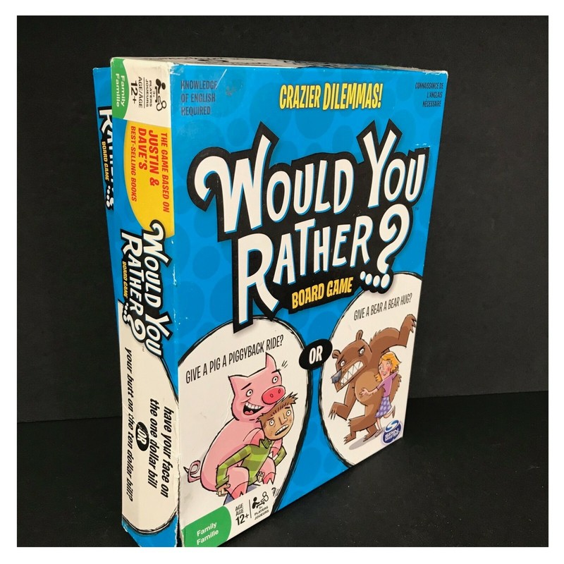 Would You Rather…? (1998) Board Game – Board Game Guys