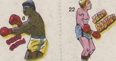 1985 Fight of the Century Stickers - Pairs #8/22 Eusebio Pedroza for ...