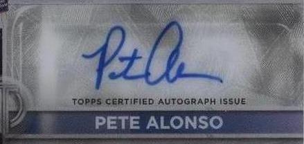 2024 Topps Tribute - Autograph Patches Pete Alonso #APA-PA /50 (AU, MEM ...