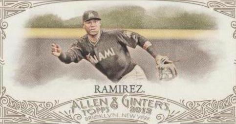2012 Topps Allen & Ginter's - Hanley Ramirez #29 Mini Allen & Ginter ...