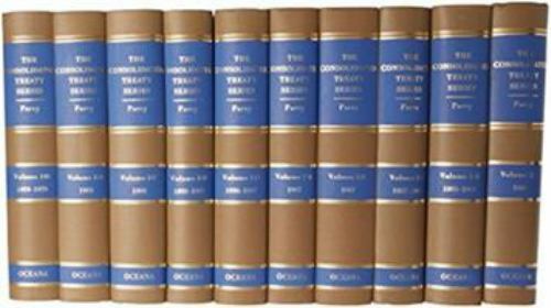 Consolidated Treaty Series with Index 1648-1919 by Clive Parry (1969 ...