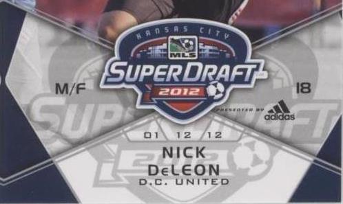 2012 Upper Deck MLS - SuperDraft Nick DeLeon #187 (RC) for sale online | eBay