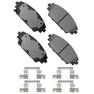 Disc Brake Pad Set-ProACT Ultra Premium Ceramic Pads Akebono ACT1728 ...