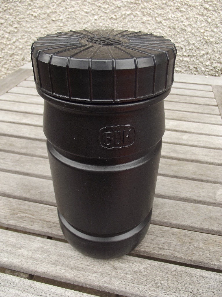 BDH Cylindrical Waterproof Container, for watersports, 12 cm dia x 23.5 ...