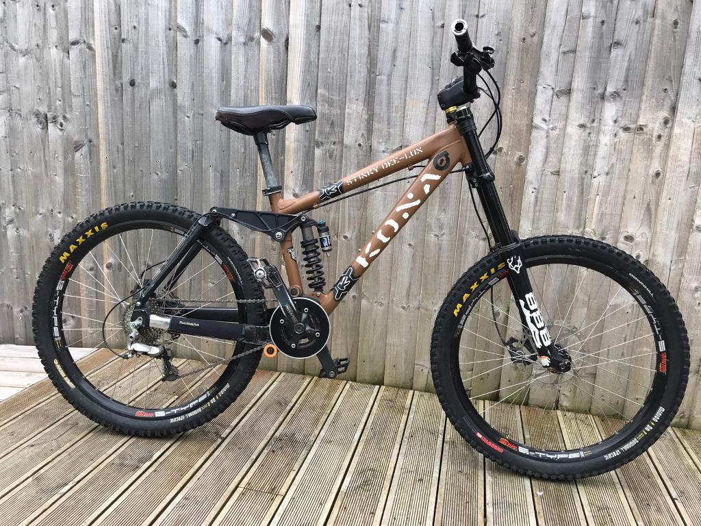 Kona stinky Dee-lux full suspension mountain bike will post | in ...