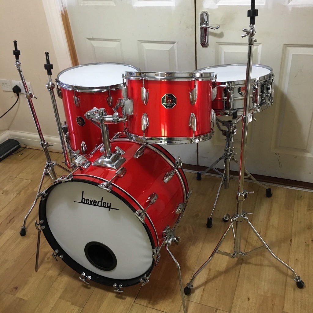 Fully Refurbished Vintage Beverley Drum Kit // Free Local Delivery | in ...