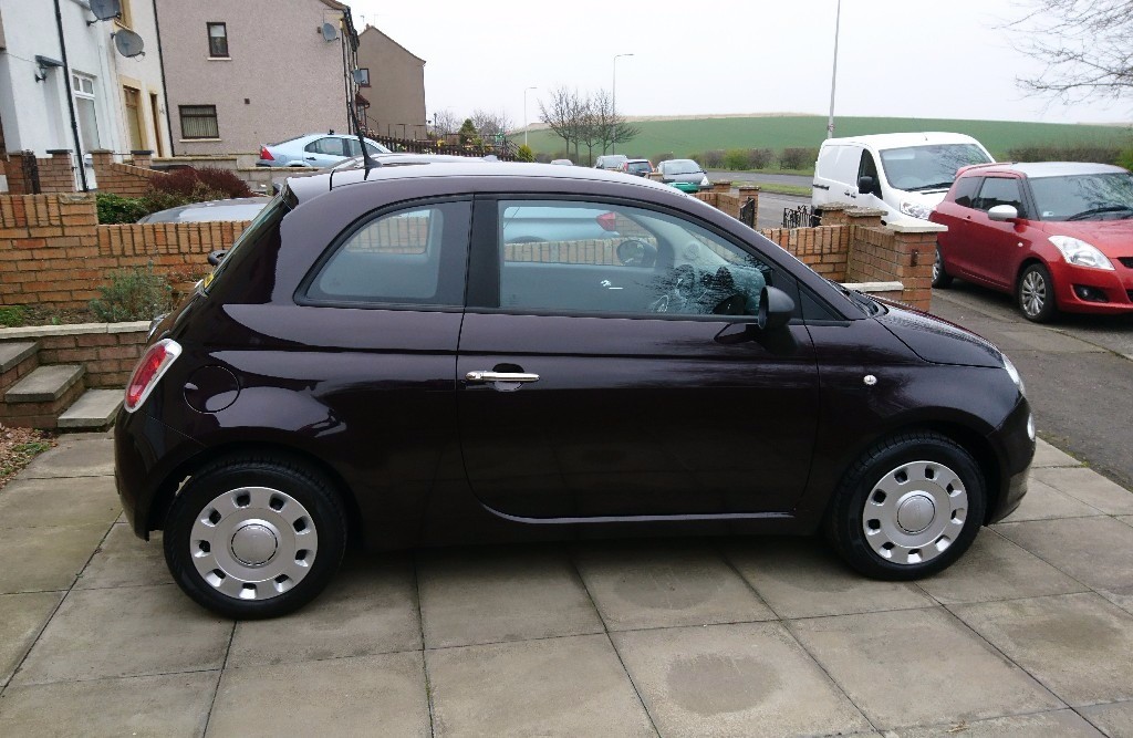 Fiat 500 Colour Therapy Dark Purple for sale mot till April 2018 | in ...