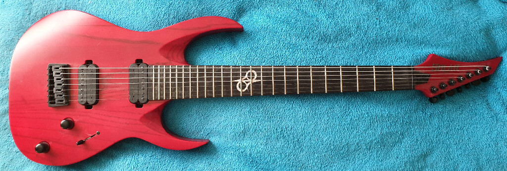 Solar A2.7TBR 7-string electric guitar | in Blyth, Northumberland | Gumtree