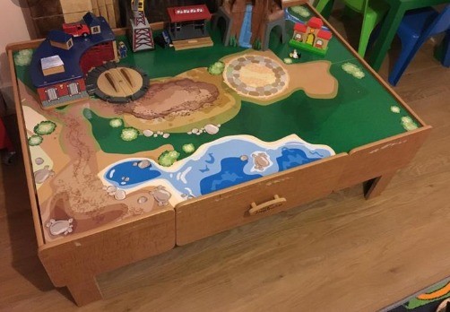 Brio/play table with drawer | in Whitchurch, Cardiff | Gumtree