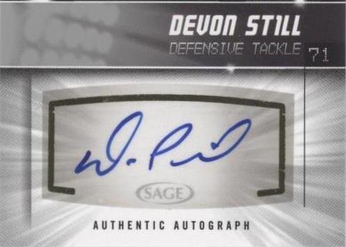 2012 SAGE Hit - Autographs Devon Still #A39 Silver (AU, RC) for sale ...