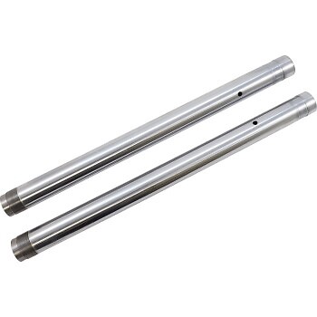 Custom Cycle - 719066 - 43mm Hard Chrome Inverted Fork Tubes, Stock for ...