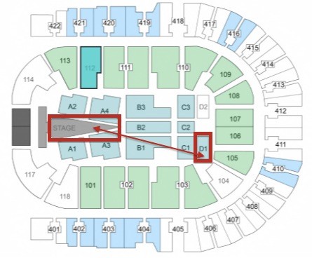 2 x Sam Smith Block D1 - Row B Floor Seated Tickets - O2 Arena London ...