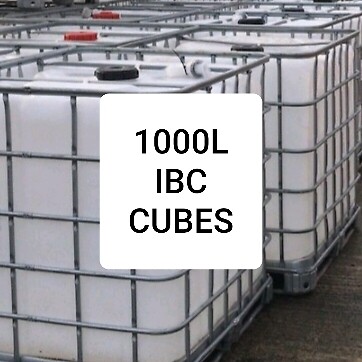 1000L 1000 L LITRE IBC CUBES PLASTIC CONTAINERS BULK WATER TANKS | in ...