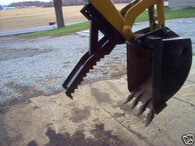 Heavy Equipment Attachments - Backhoe Thumb