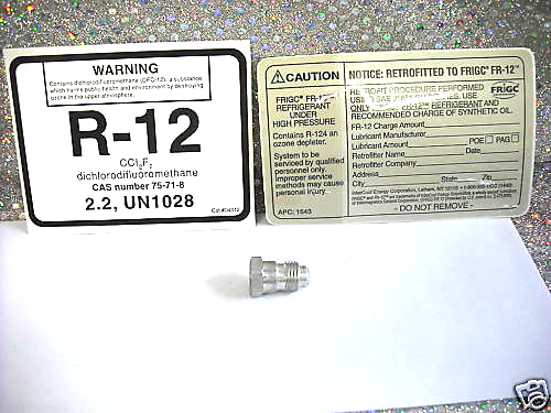 FRIGC12, Adapter, 1/4" Female Flare x FR12 L.H.