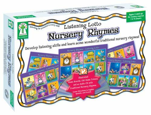 Listening Lotto - Nursery Rhymes : Develop Listening Skills and Learn ...