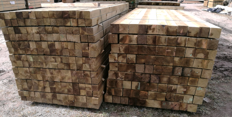 Tanalised 3x3 & 4x4 Timber Fence Posts | in Mansfield Woodhouse ...