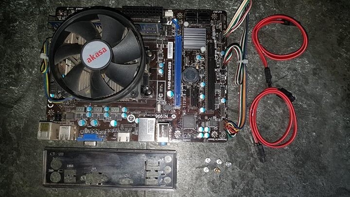 MSI FM2-A55M-E33 SOCKET FM2 MOTHERBOARD MEMORY & CPU BUNDLE MS-7721 v2 ...