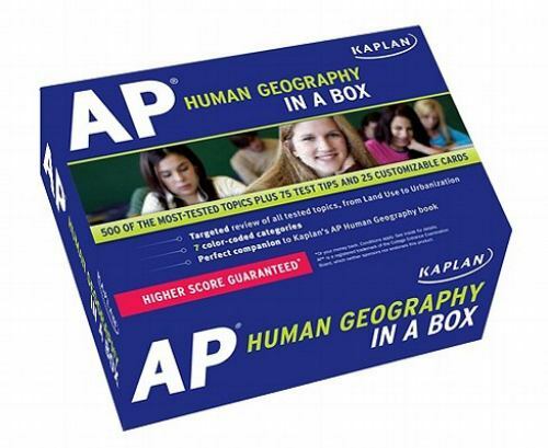 Kaplan Test Prep Ser.: Kaplan AP Human Geography in a Box by Kaplan ...