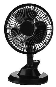 Mainstays 6 Inch Desk/Clip Fan 2 in 1 Black for sale online | eBay